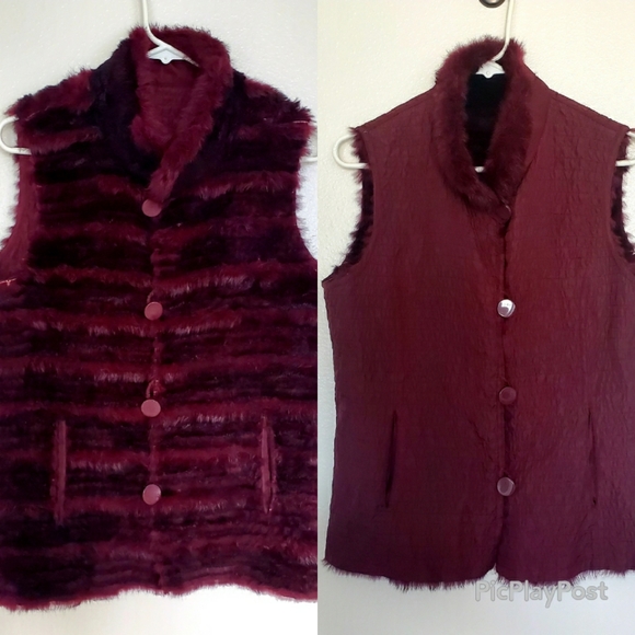diane rosh | Jackets & Coats | Diane Rosh Fur Reversible Vest | Poshmark